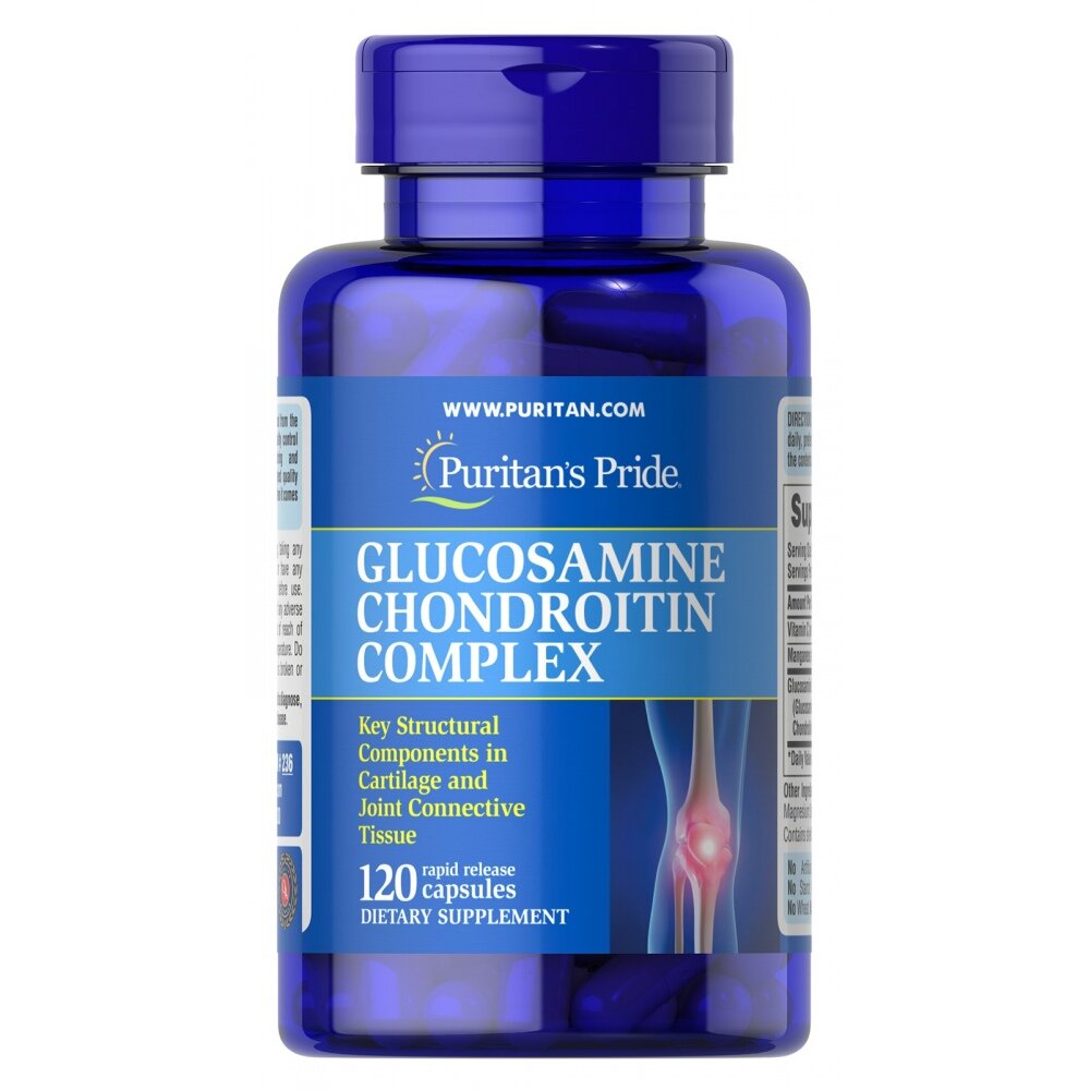 Puritan’s Pride Glucosamine Chondroitin Complex, 120 капсул
