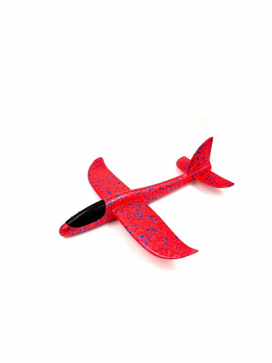 Метательный самолет Планер красный 48 см