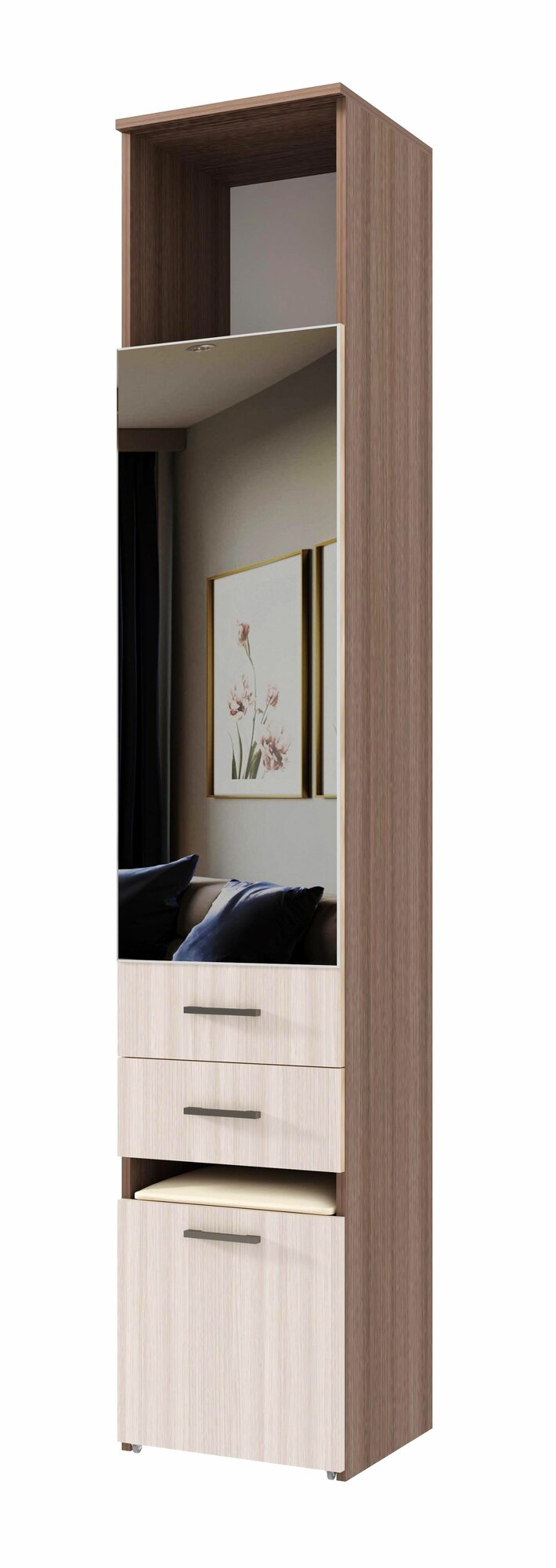 Италия Пенал П1Я-400 Шимо темный-Шимо светлый (Памир)