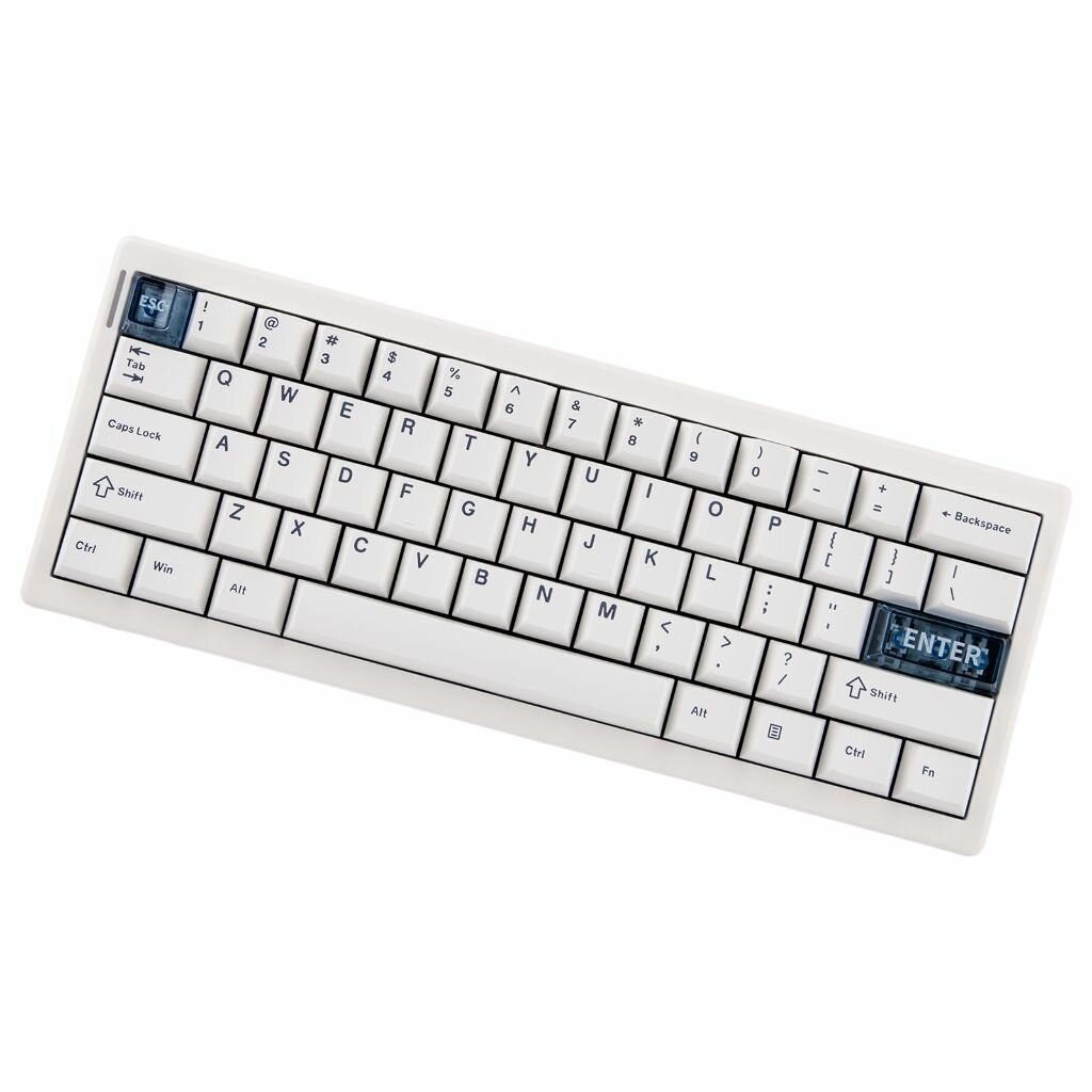 Механическая клавиатура QK61 V2 с возможностью горячей замены на 60 процентов для игр и набора текста с программируемой подсветкой
