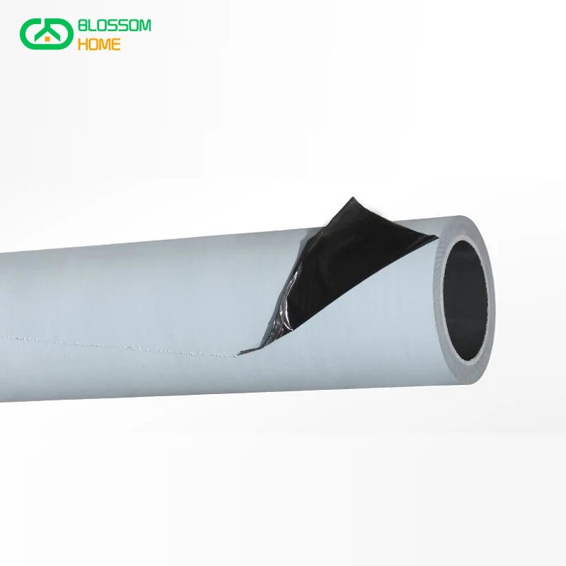 Черно-белая самоклеящаяся полиэтиленовая лента 100м Width 40cm