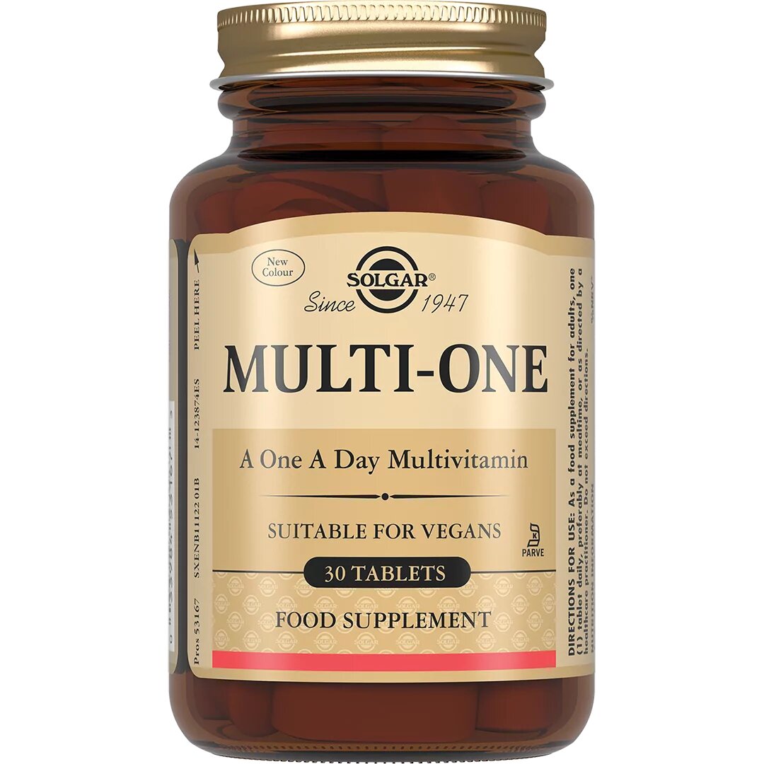 БАД Solgar Таблетки "Мульти-I", 30 шт. Multi-One Tablets 30 шт.
