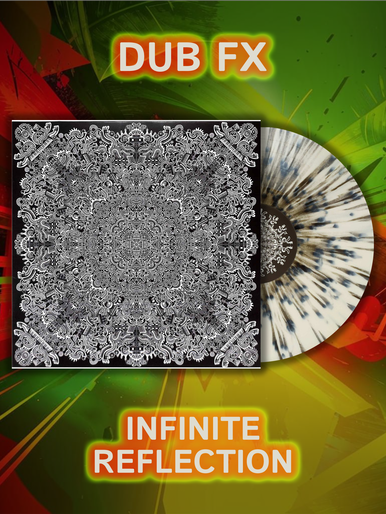 Виниловая пластинка Dub FX - Infinite Reflection LP (Creamy with black drops)
