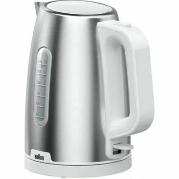 Braun Электрический чайник Braun PurShine WK1500WH, Белый, серебристый, белый