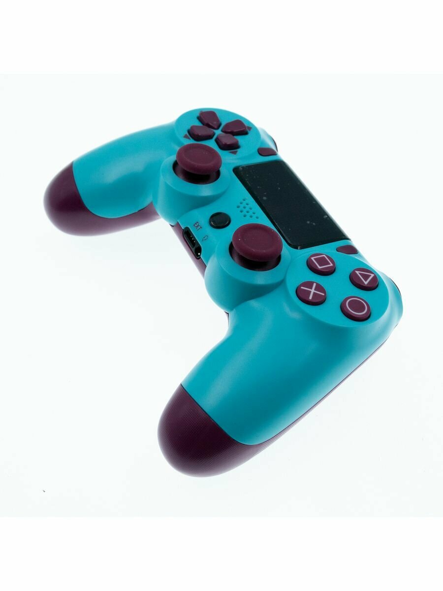 Игровой беспроводной геймпад формата PS4, Bluetooth, фиолетово-голубой