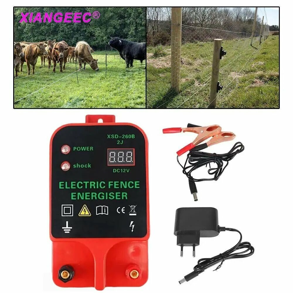 KNOW EASY-Электропастух Для Крс Комплект 20км Сирена Вход Овец 12в/220в