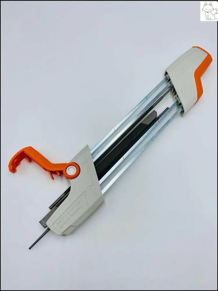 Комплект для Заточки Пильных Цепей Stihl 4,0 мм с Шагом 3/8" P: Все в Одном для Бензопилы