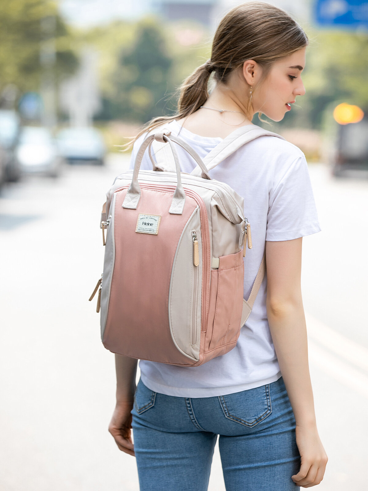 Рюкзак городской повседневный для мамы и малыша