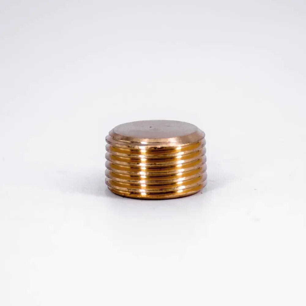Латунные концевые заглушки NPT BSP 3/8", NPT