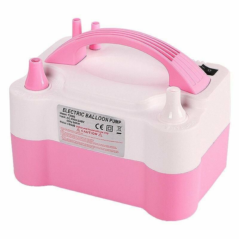 Компрессор воздушных шаров Дон Баллон Оптимум розовый, Белый, 600 ватт