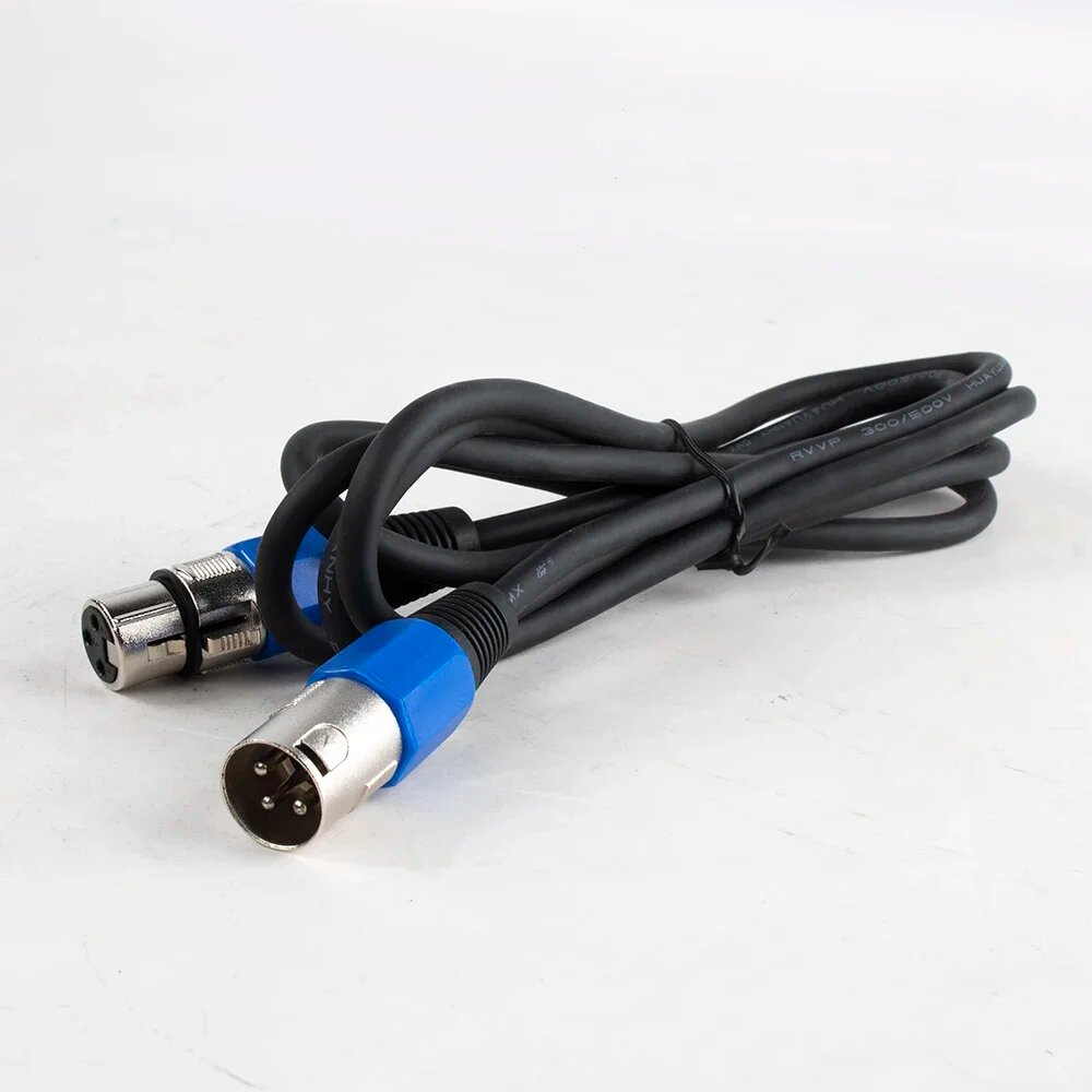 SHEHDS DMX кабель для сценического освещения 1м/3м/5м/10м Темно-синий, Iron Cables 5m