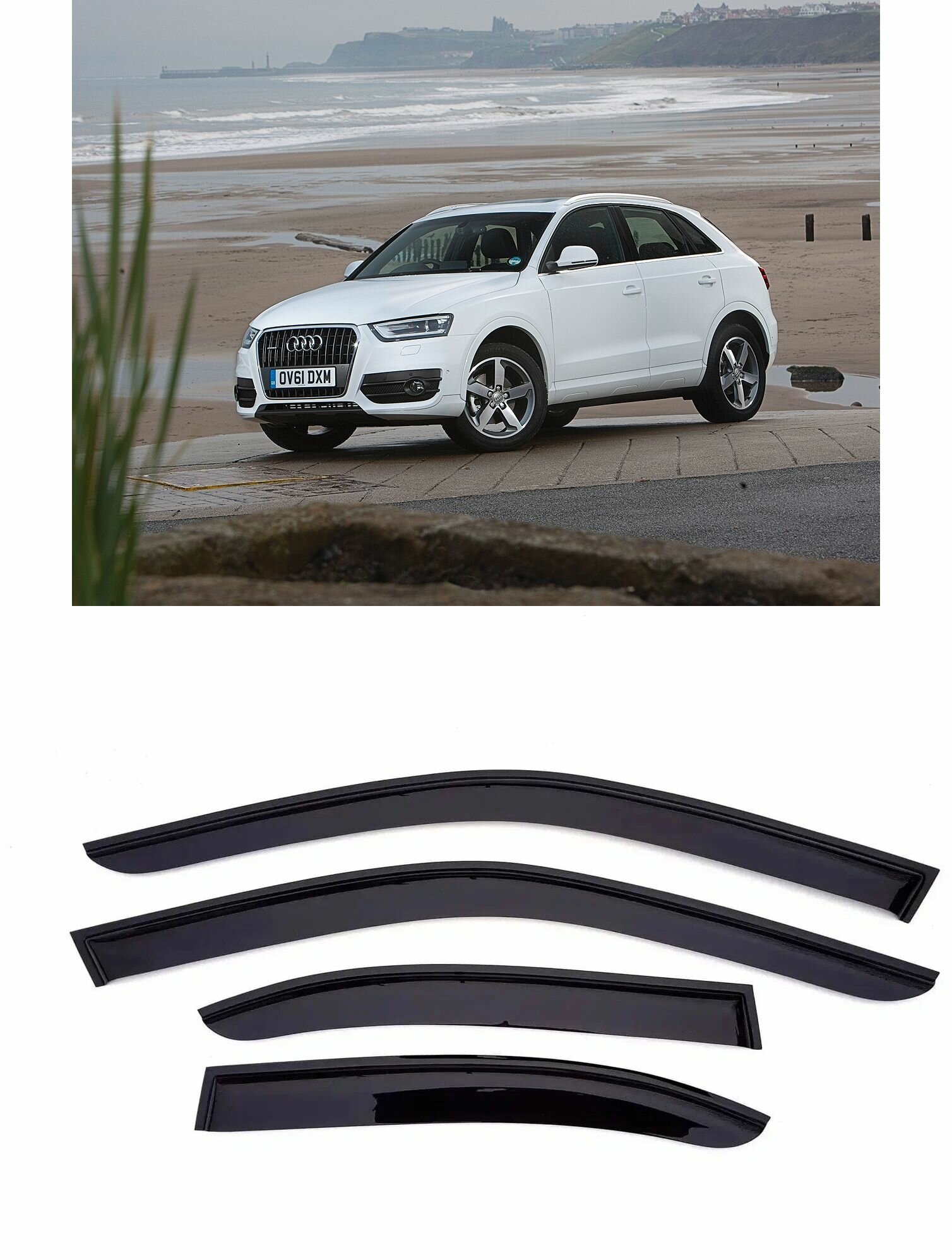 Дефлекторы боковых окон AUDI Ауди Q3 (2011-2014)