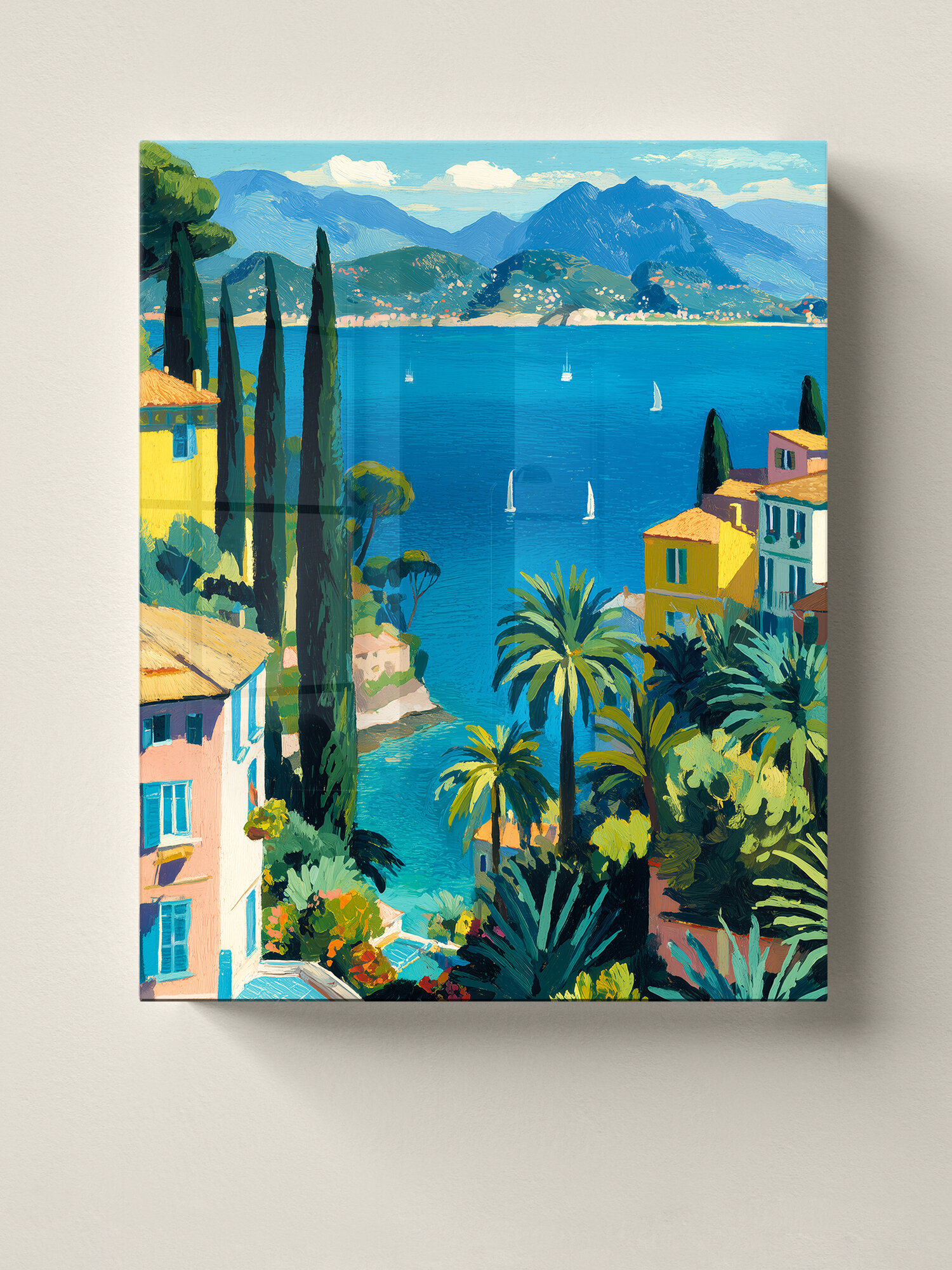 Картина Postermarket "Морской пейзаж" на стекле, цифровая печать, 40x50 см