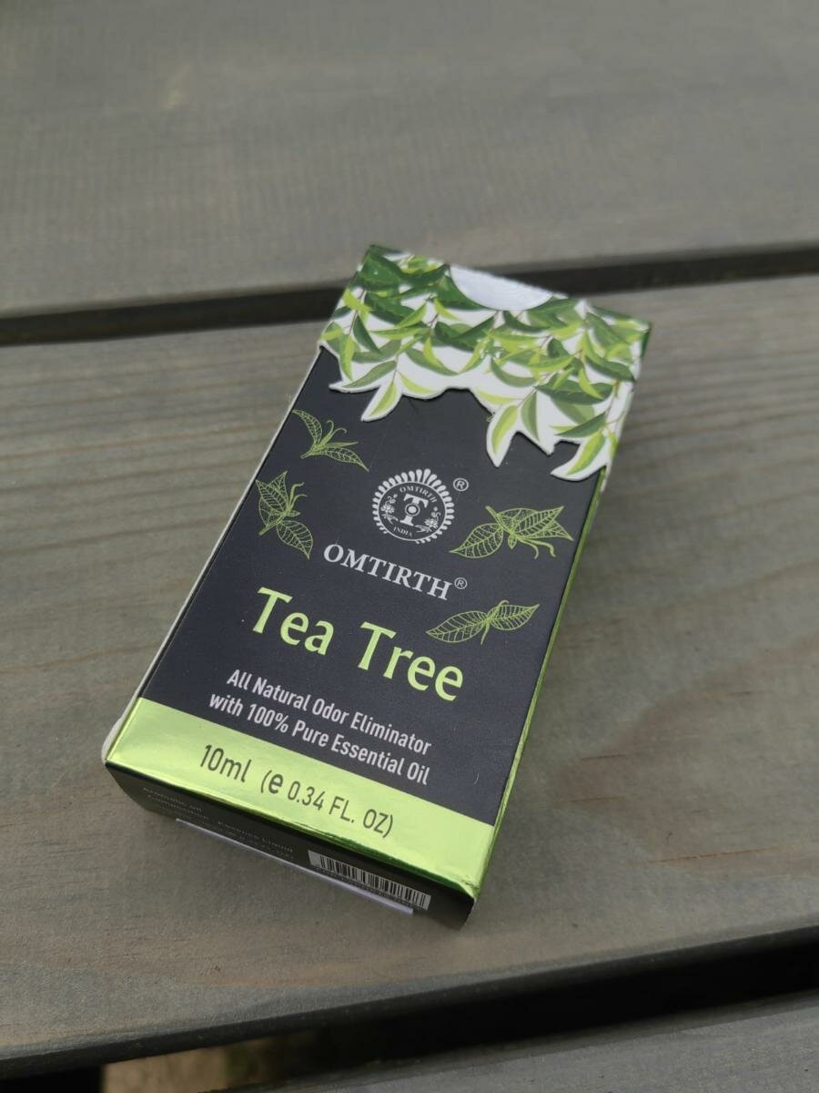 TEA TREE All Natural Odor Eliminator, Omtirth (чайное дерево натуральное ароматическое масло, Омтирт), 10 мл.