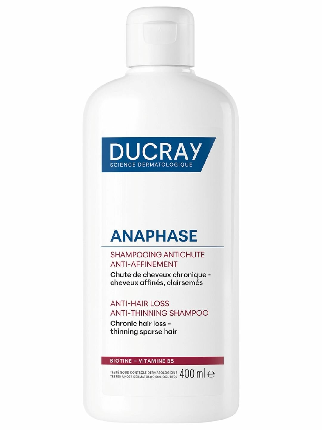 Дюкрэ анафаз Шампунь против хронического выпадения и истончения волос, 400 мл | DUCRAY Anaphase Anti-thinning shampoo