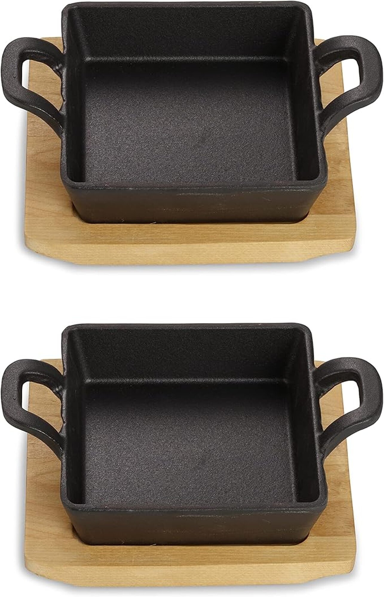 Чугунное сервировочное блюдо ECHTWERK с подставкой 12,6 см - 2 шт