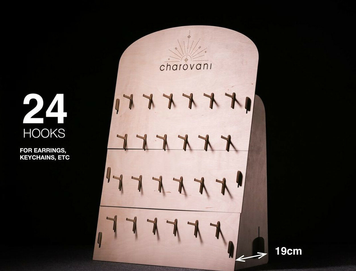 Витрина настольная для сережек, выставочный стенд, полка для ярмарки, стеллаж, лесенка горка