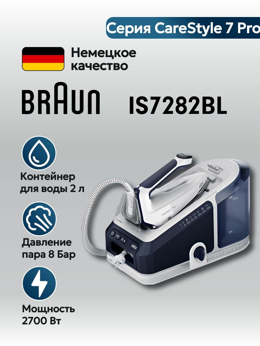 Парогенератор Braun IS7282BL
