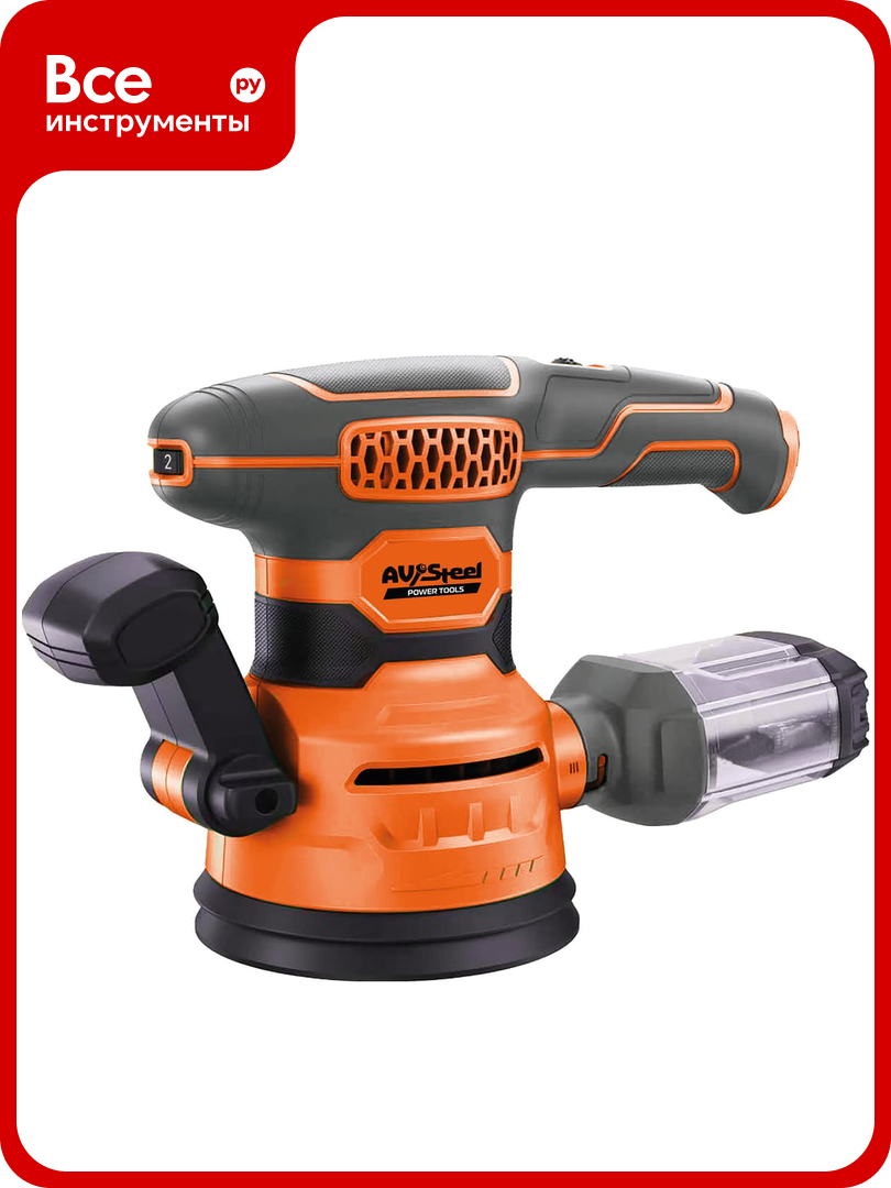 Машина шлифовальная эксцентриковая AV Steel AV-OS 125/450 AV-962210