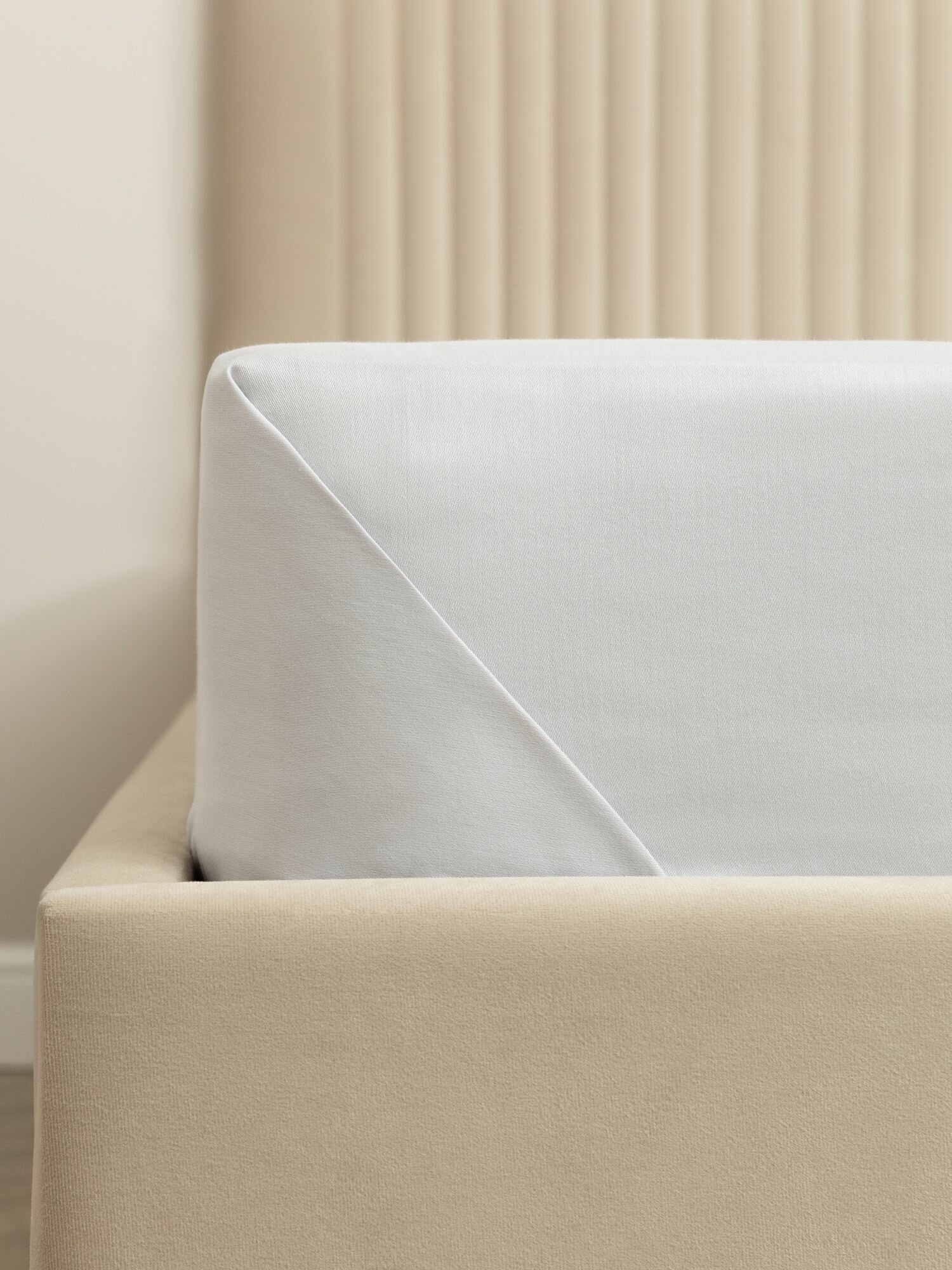 Простыня сатин 220х170 см, "Cozy Home" рис. 86034-13 Гейнсборо