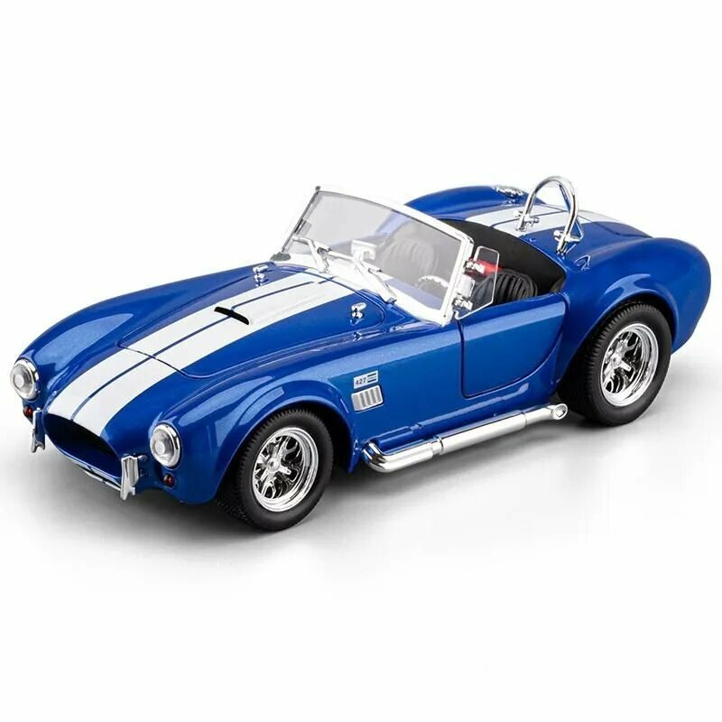 Машинка металлическая 1:24 "Ford Shelby Cobra", звуковые и световые эффекты