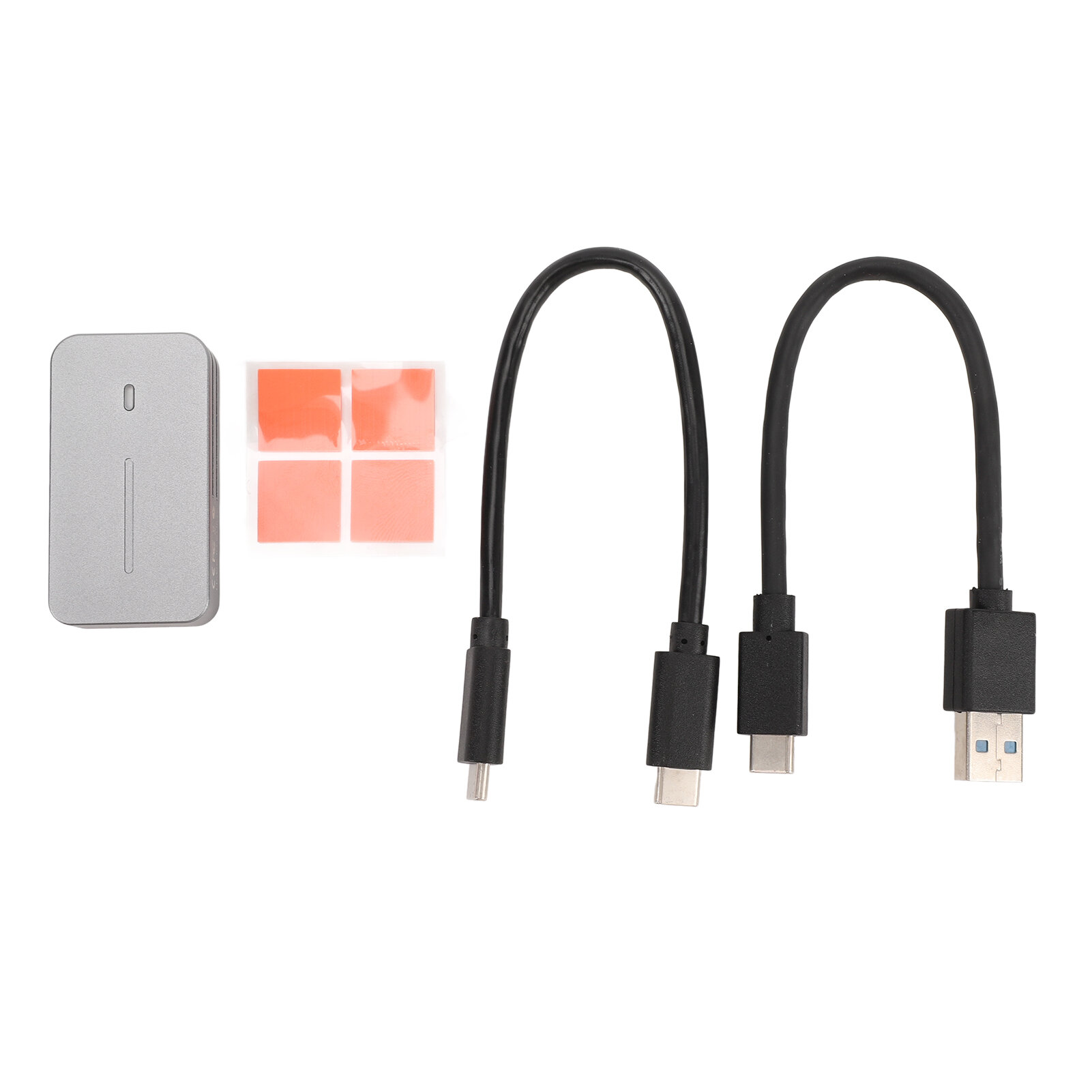 Внешний корпус для m . 2 2230 2242 nvme pcie ngff ssd алюминиевый rtl9210b type c usb 3 . 2 gen2 10 гбит с ридером пк ноутбуков без диска