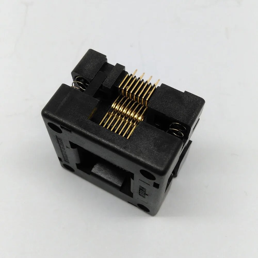 Электронная розетка QFP32 TQFP32 LQFP32 Гнездо для записи IC51-0324-1498, шаг контакта 0,8 мм, размер корпуса IC 7x7 мм, адаптер тестового гнезда