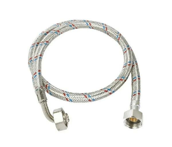 Подводка д/стир. машин 3/4" 250см г/г угловая