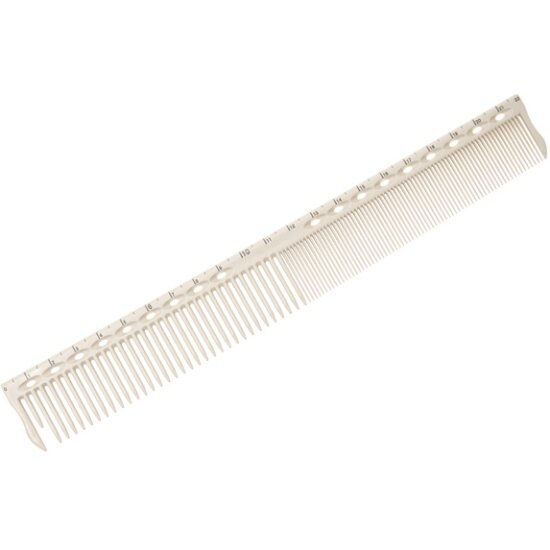 Расческа для стрижки Y.s.park G45 с линейкой, белая
