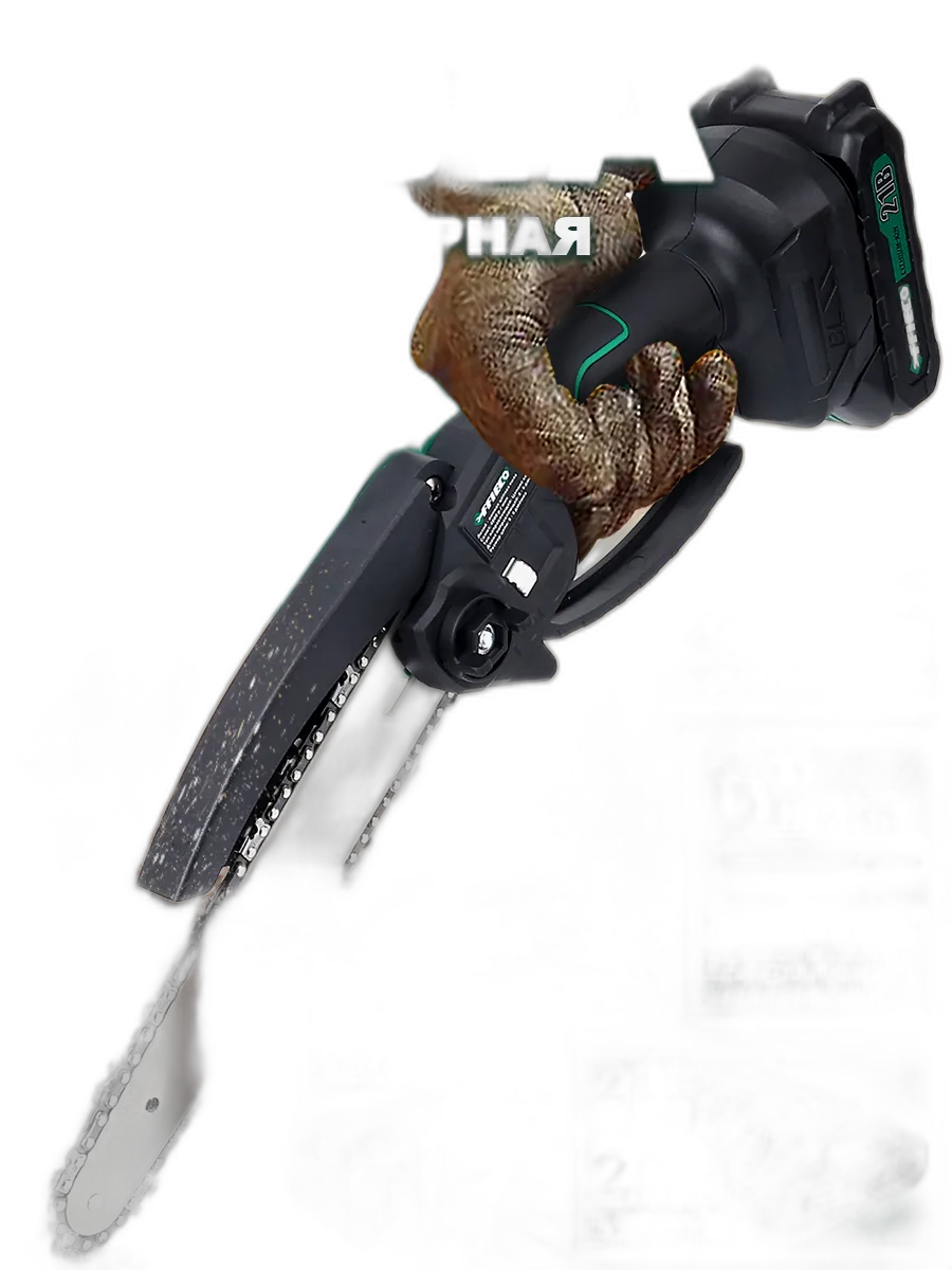 Пила аккумуляторная цепная мини сучкорез