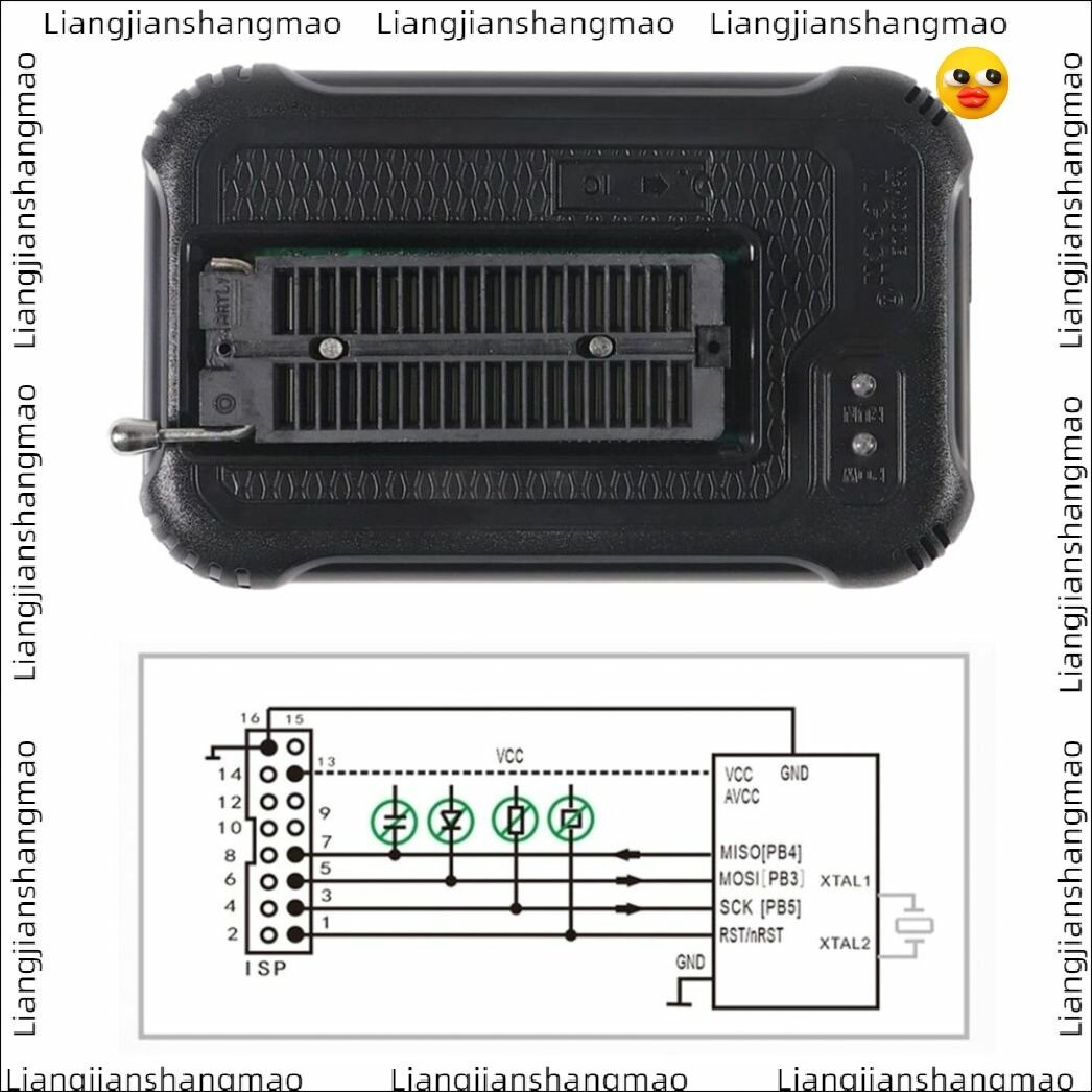 Эксклюзивный программатор T48 TL8663G с ISPкабелем, совместимый с 31000 SPI Nor микросхемами