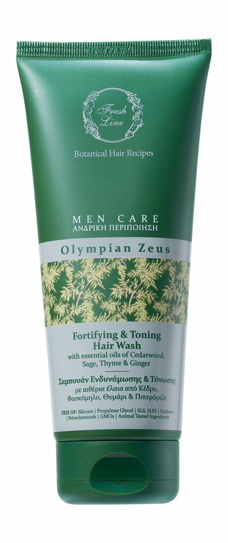 Fresh Line Men Care Olympian Zeus Fortifying and Toning Hair Wash Укрепляющий шампунь для волос | 200 мл 200мл