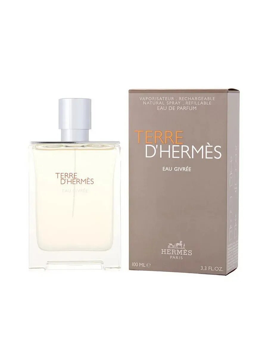 Hermes Парфюмерная вода Terre D'Hermes Eau Givree, пряно-цитрусовый аромат, 100 мл