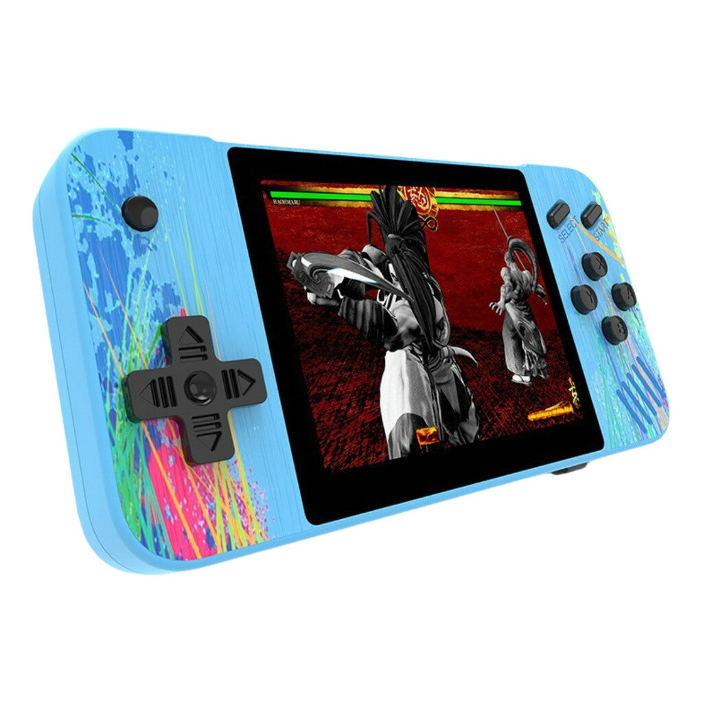 Геймконсоль G3 портативная ретро 800 игр синий