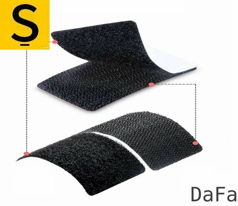 Декоративная клейкая лента-липучка 40х60 мм, 10 пар белых самоклеящихся застёжек Velcro для дома и творчества