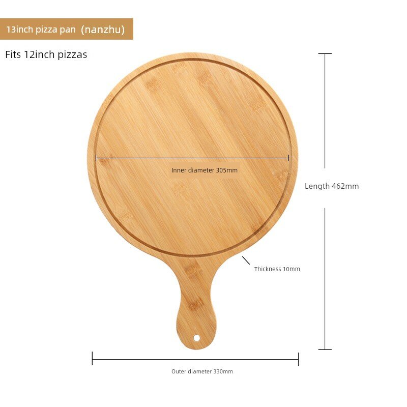 Деревянный бамбуковый поднос для пиццы для домашней выпечки, тарелка для стейка, прямоугольная доска для хлеба и торта,