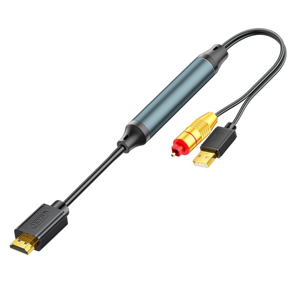 Кабель с Заостренным выходом HDTV RCA на Цифровую Оптику длиной 1,5 м для развлекательных систем