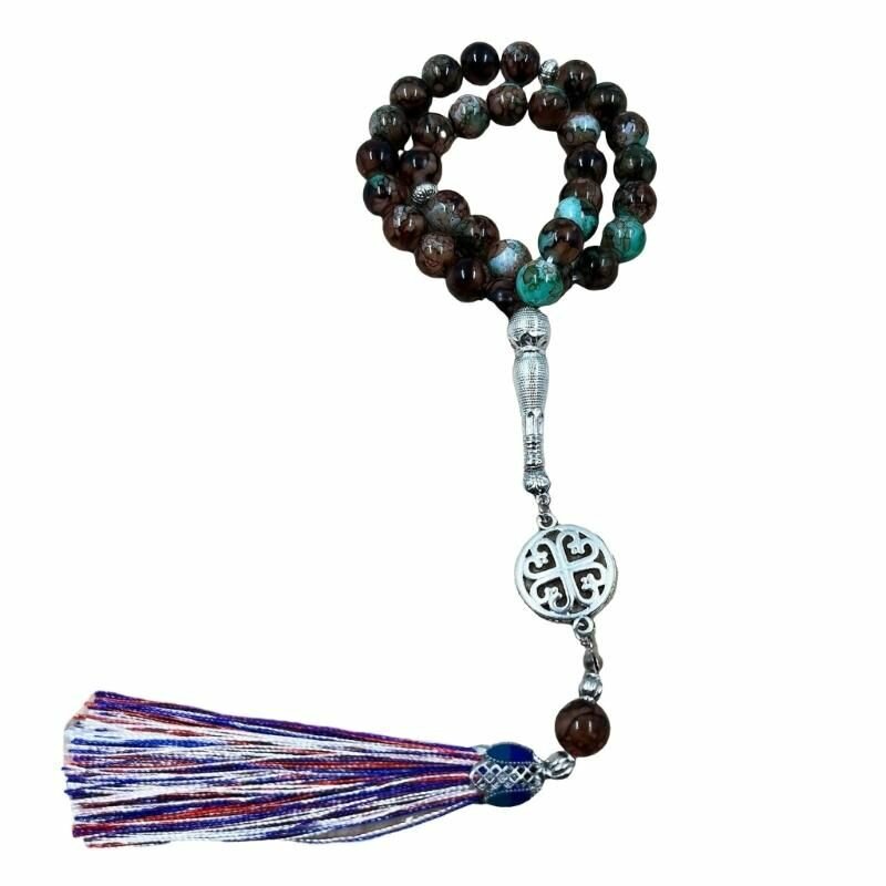 Религиозные молитвенные бусинки браслет исламский, Цвет № 1