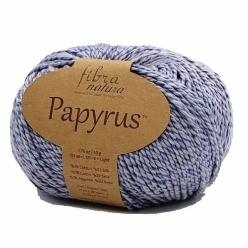 Пряжа Fibra Natura Papyrus цвет 229-16 Джинс / 5 шт 50гр 120м 78% хлопок 22% шелк / Фибра Натура Папирус