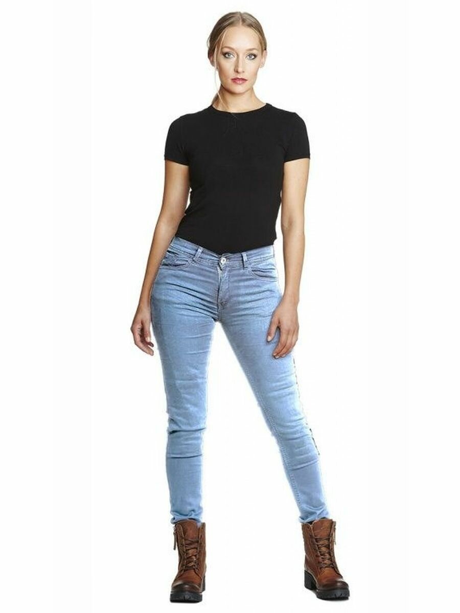 Мотоджинсы Scout Hannah, светло-голубые