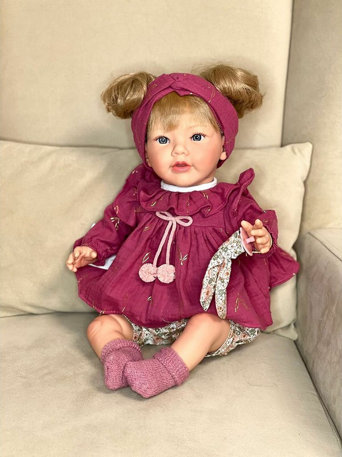 Кукла для девочки 48 см Хлоя мягконабивная, (N4910K)