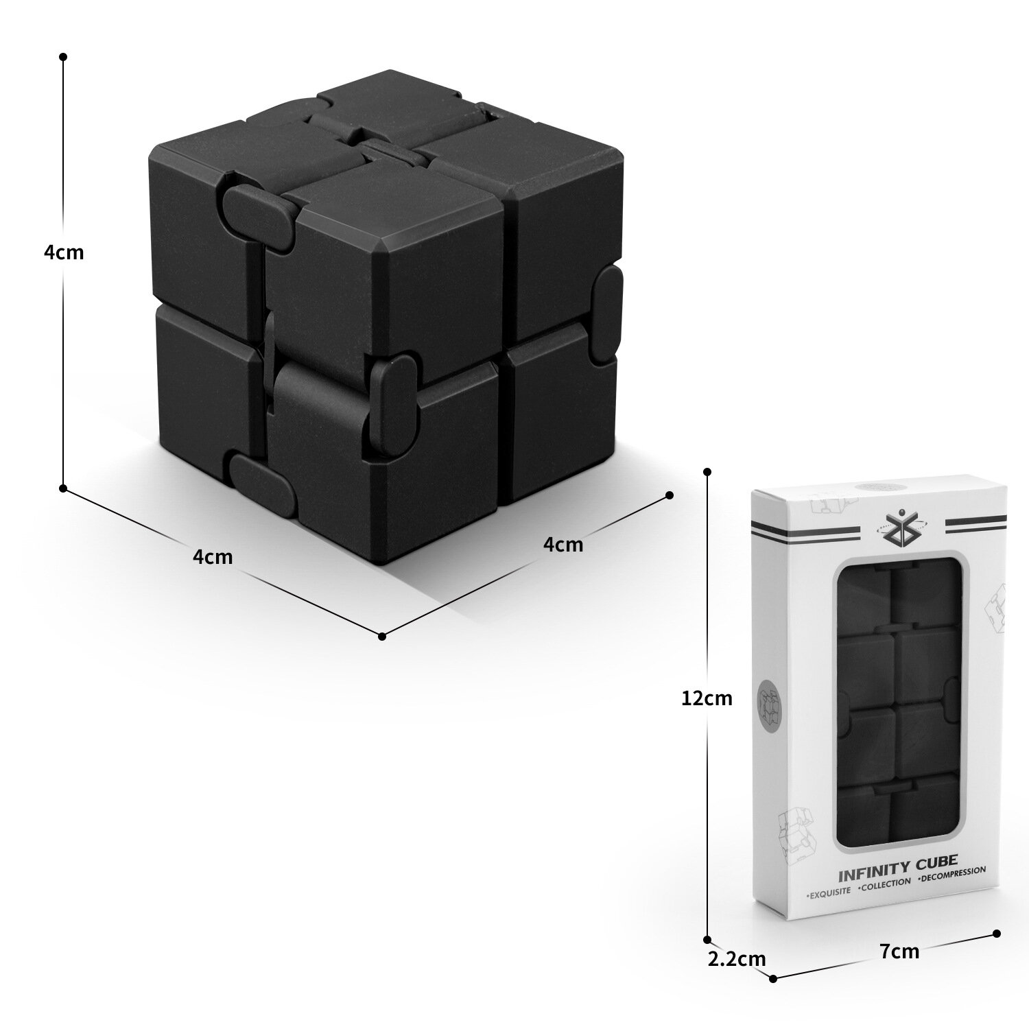 Дропшиппинг Бесконечный Магический Куб Трансформируемый Артефакт для Снятия Стресса для Взрослых Металлический Сплав Куб Игрушка для Пальцев