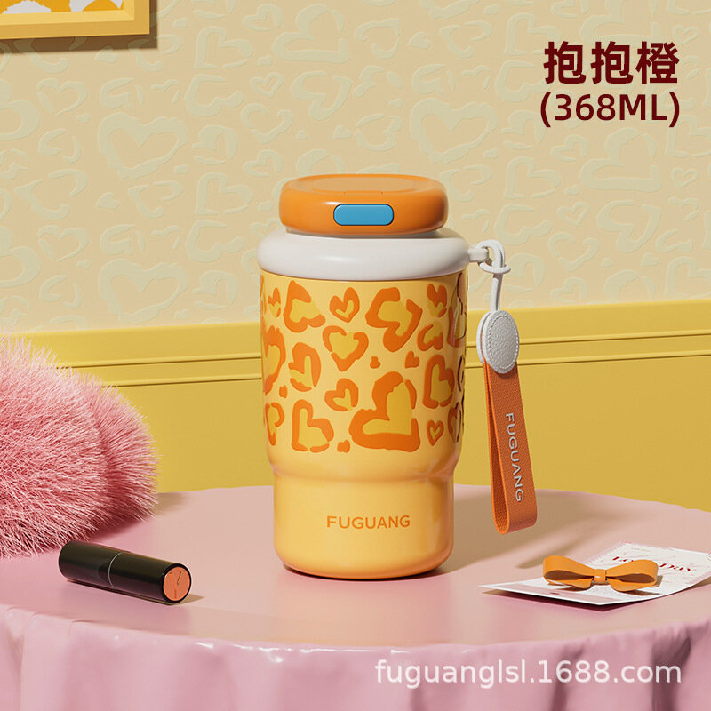 Изолированная кружка Fuguang для женщин, кофейная кружка 316L, портативная для путешествий на автомобиле, высококачественная, новая модель 2025 года, портативная кружка для воды
