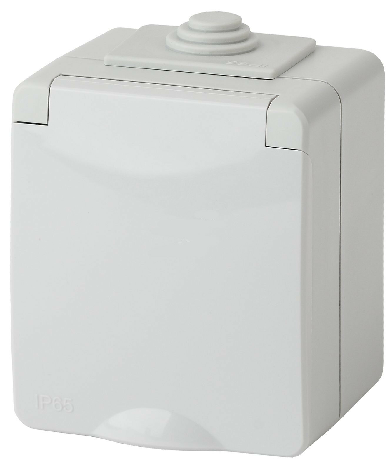 Розетка Эра однофазная, наружной установки, с заземлением, номинальный ток 16 А, степень защиты IP65