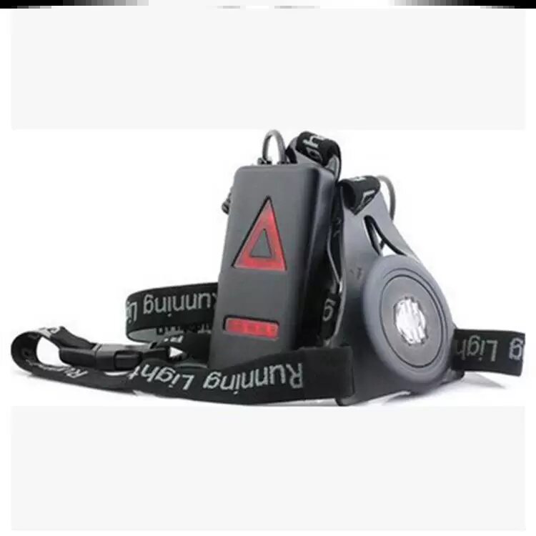 Ночной беговой нагрудный светильник, спортивный светодиодный специальный ночной бег, безопасное ночное освещение,