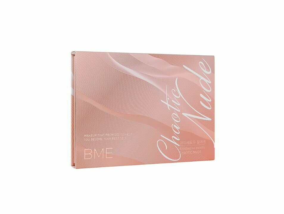 BME Палетка теней для век Chaotic Nude, 18 г