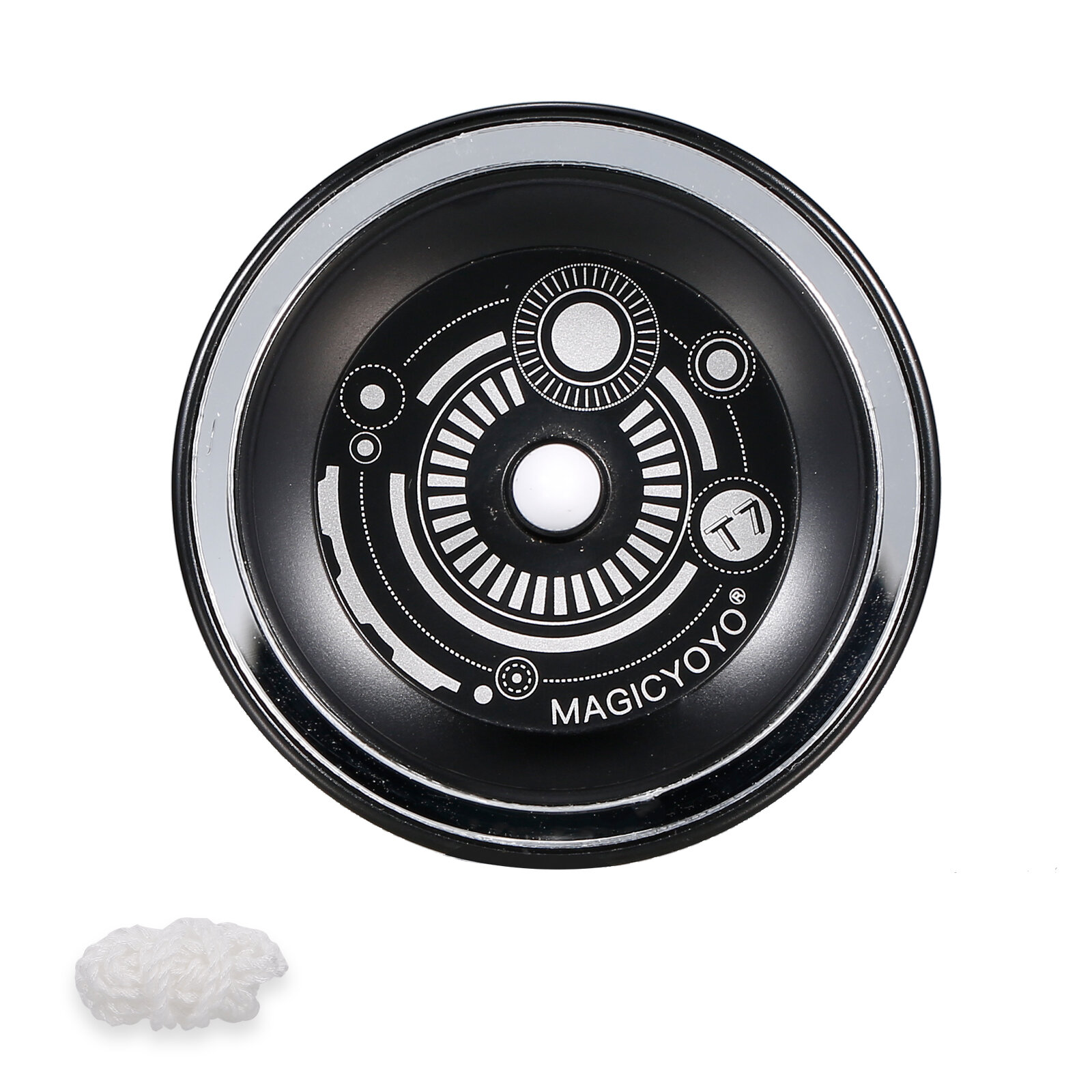 MagicYoyo T7 Отзывчивые йо-йо для детей Начинающий йо-йо с узким подшипником Стальная ось, корпус из алюминиевого сплава Для лупинга (петлевых трюков)