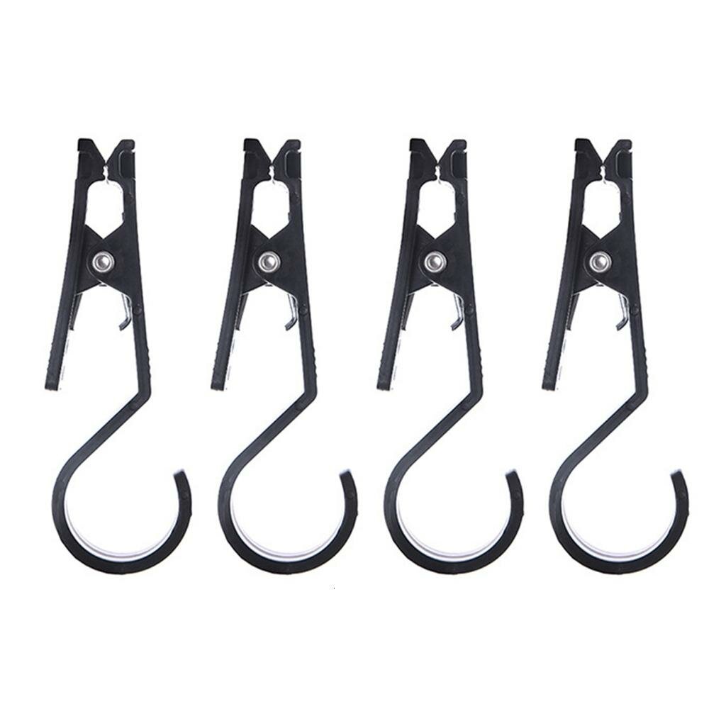 Клипсы для тента, крючки для светильников и одежды, комплект из 4 шт.