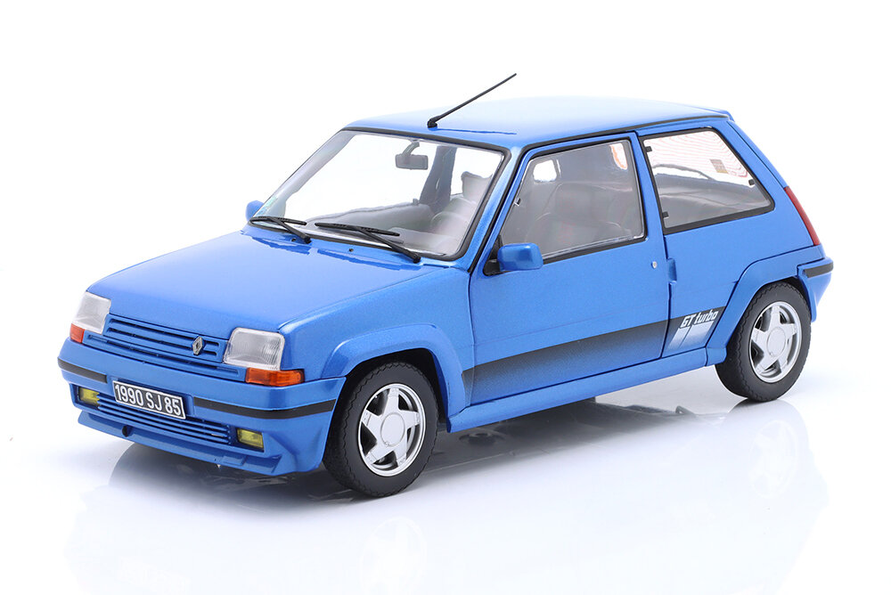 Модель коллекционная SOLIDO Renault 5 gt turbo 1989 blue metallic