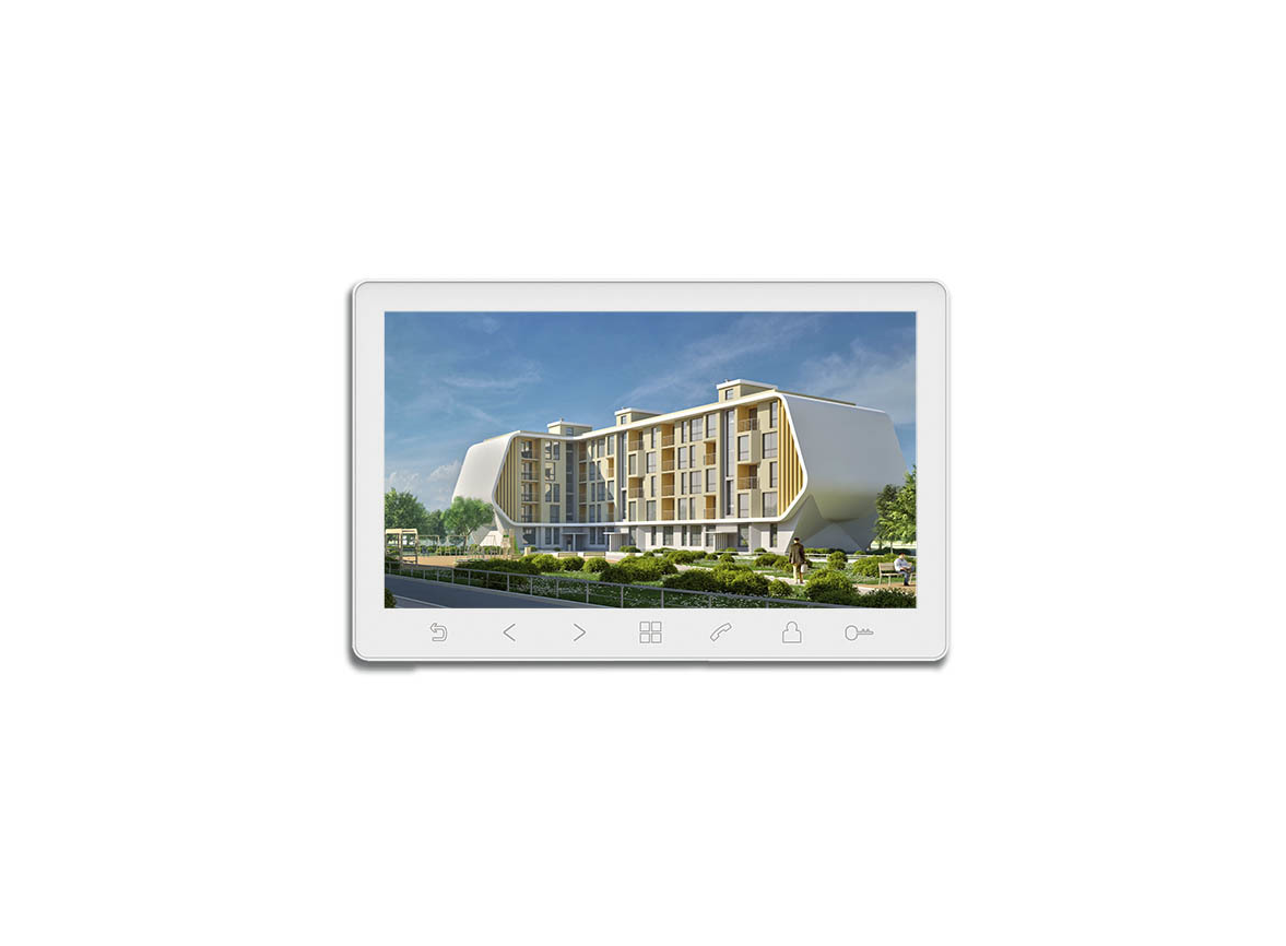 Tantos Prime HD SE VZ (white) монитор видеодомофона, адаптированный для Vizit, Eltis, Метаком, Цифрал